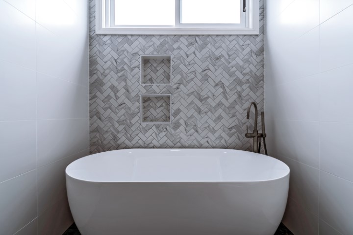 Herringbone Magic | Luxurious Bathrooms